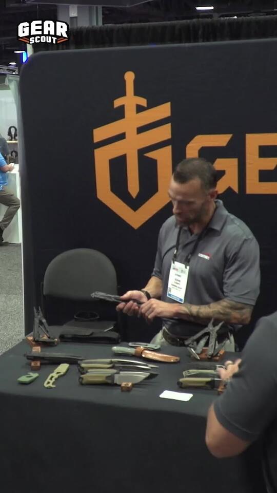 Get a look at Gerber's foldable machete on the show floor at Modern Day ...