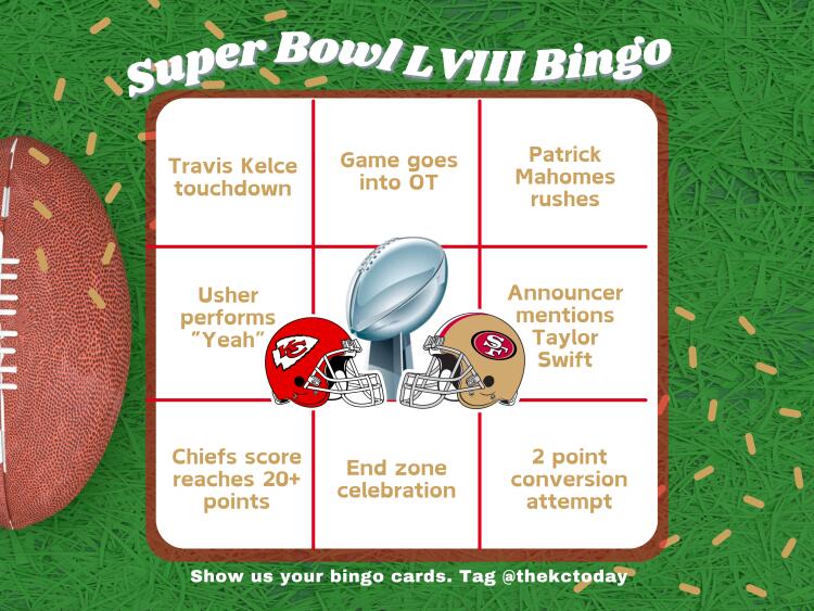 Play Super Bowl LVIII bingo with us