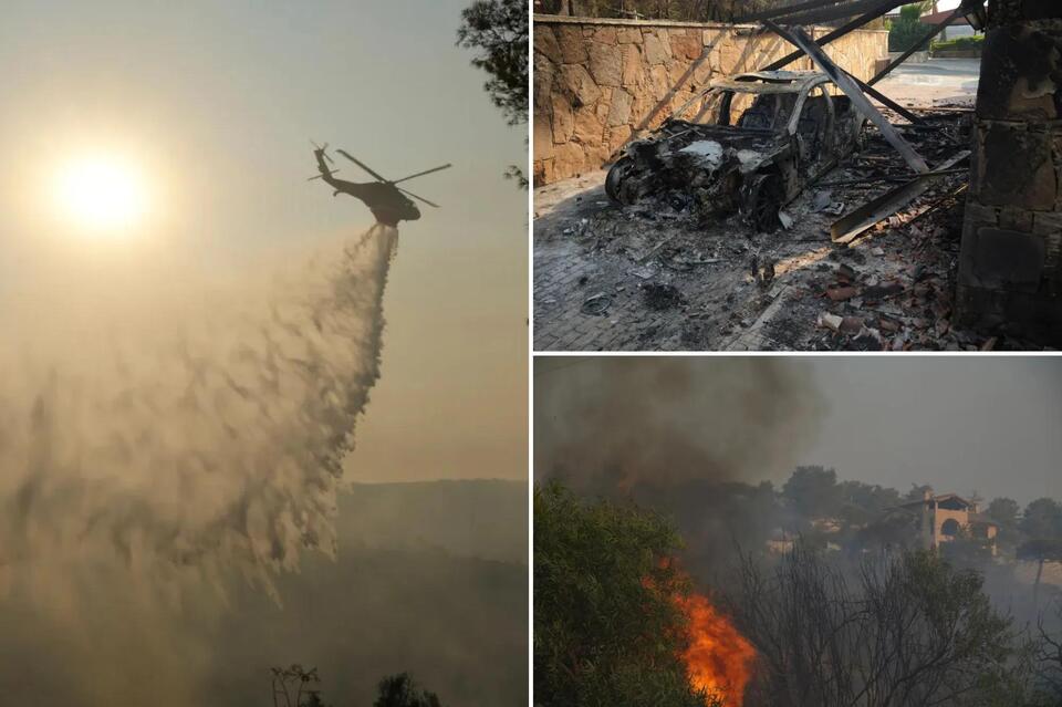 Massive wildfire destroys homes, forces evacuations in Cyprus; 2 bodies ...