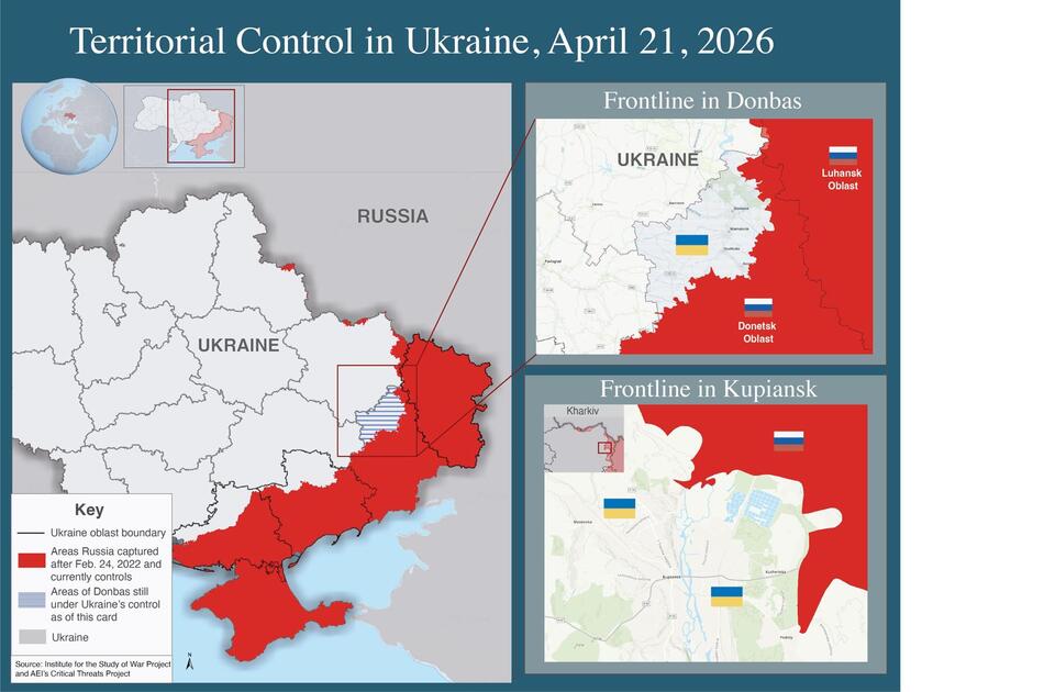 The Russia-Ukraine War Report Card, April 22, 2026 - NewsBreak