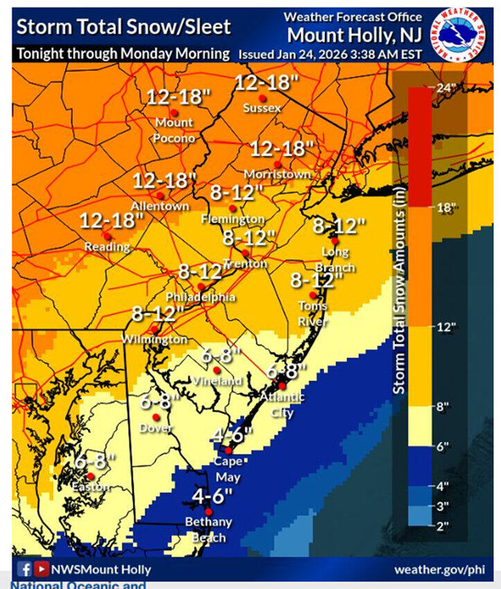 Delaware under state of emergency with winter storm approaching - NewsBreak