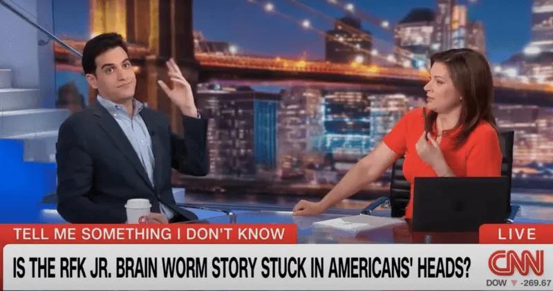 'Disgusting!' CNN anchor can't hold back laughs over RFK stunt that ...