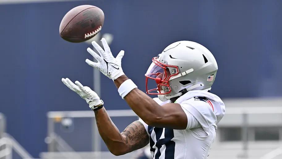 It only took one practice for Patriots rookie to steal the spotlight ...