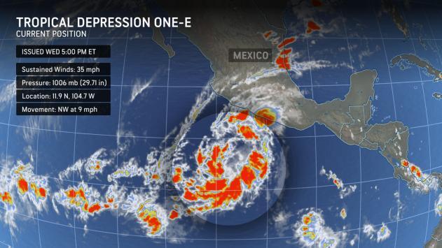 1st tropical depression of 2025 season forms in eastern Pacific - NewsBreak