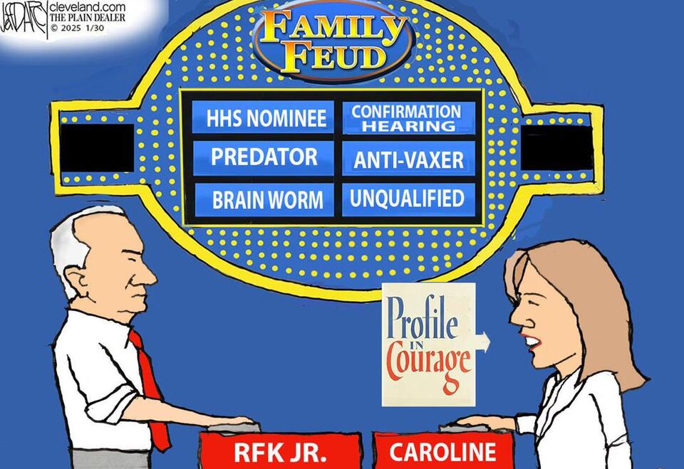 Caroline Kennedy rips RFK Jr.: Darcy cartoons - NewsBreak