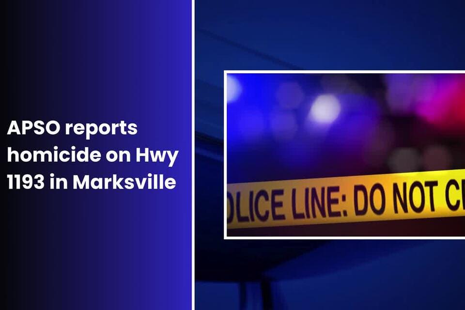 APSO reports homicide on Hwy 1193 in Marksville - NewsBreak