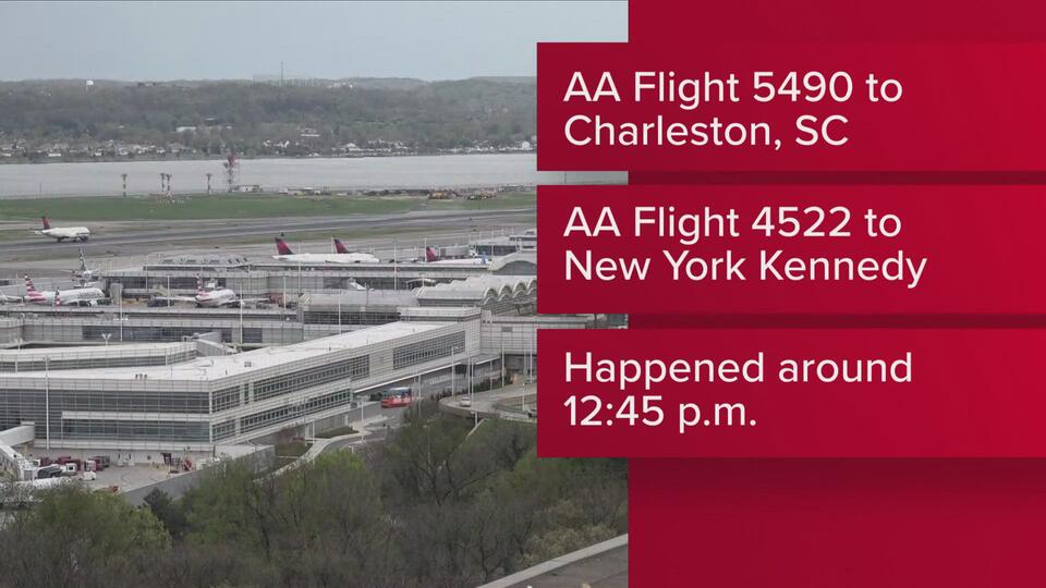 American Airlines plane bumps into another aircraft's wing at Reagan ...