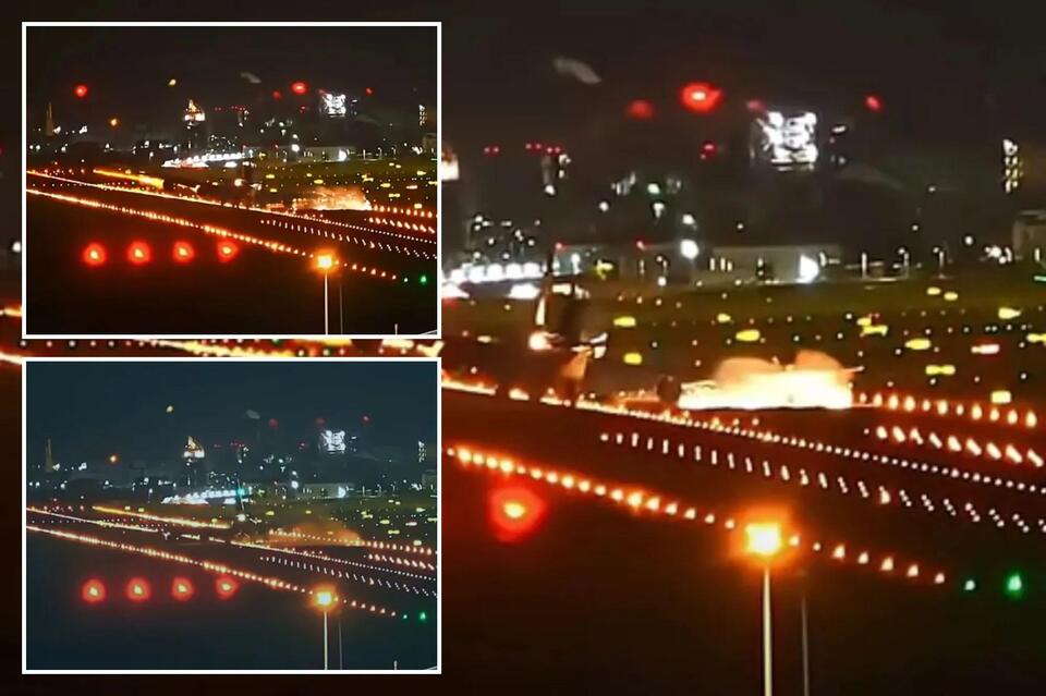 Shocking footage shows teetering UPS cargo plane’s wing scraping the ...