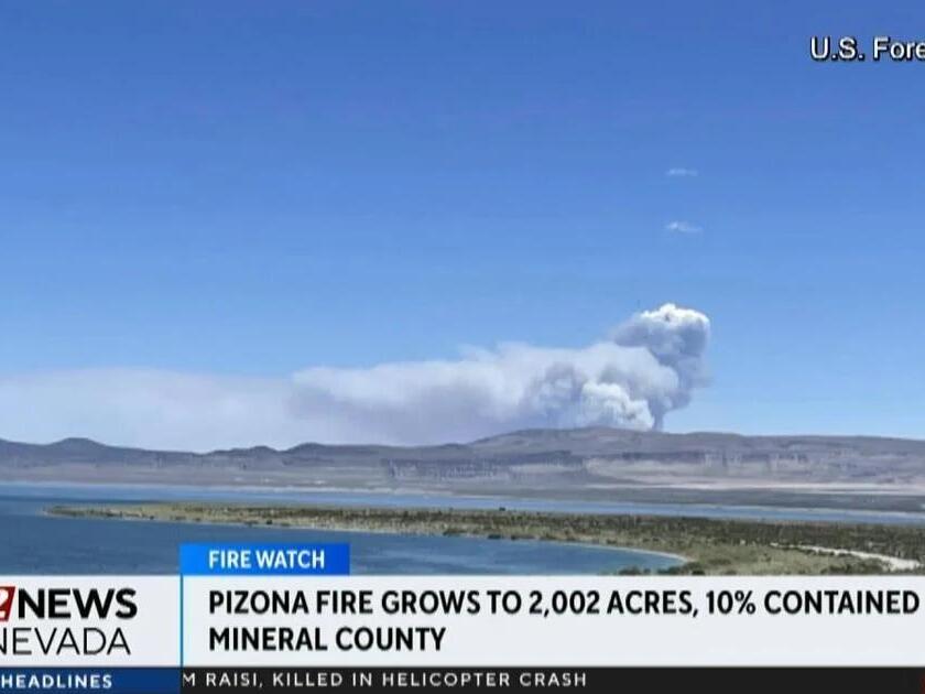 Pizona Fire Grows to 2,002 Acres