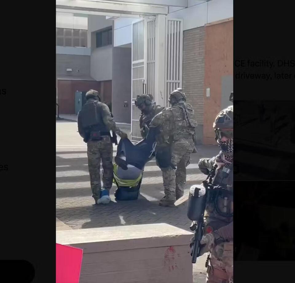 ICE Agents Drag Blind Man Across Pavement and Drop Him on His Head ...