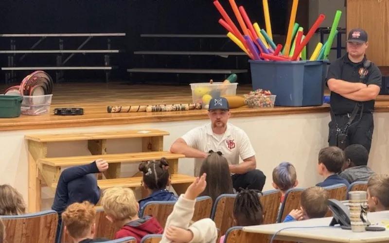 Tryon Fire Department engages students during safety, literacy event ...