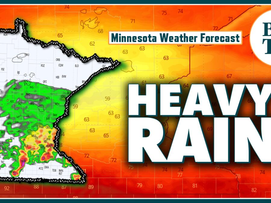 Heavy rain in Twin Cities, risk of tornadoes in southern Minnesota