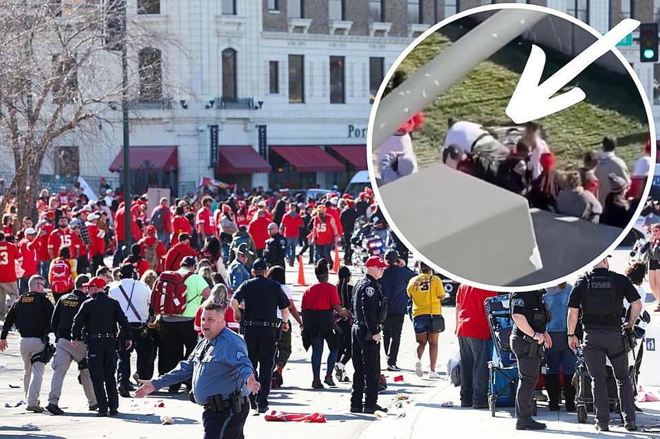 Stunning Video Shows Bystanders Tackling Suspected Shooter at Kansas ...