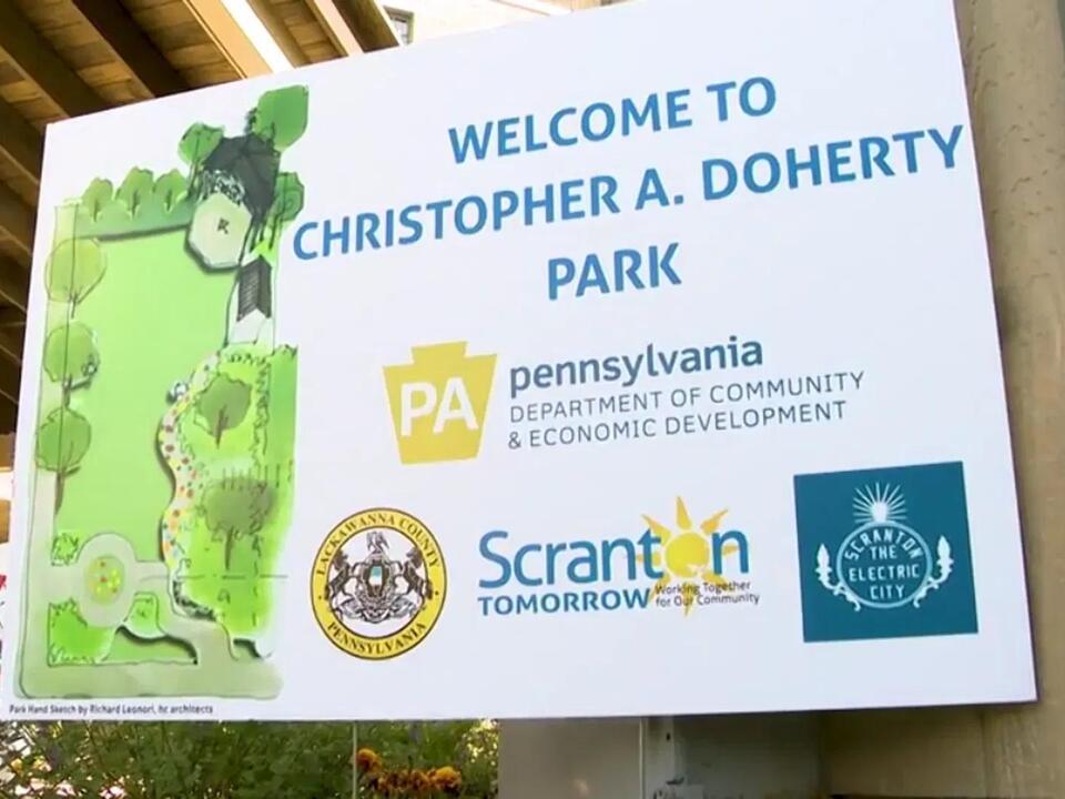 Scranton unveils new downtown park named after former Mayor Christopher ...