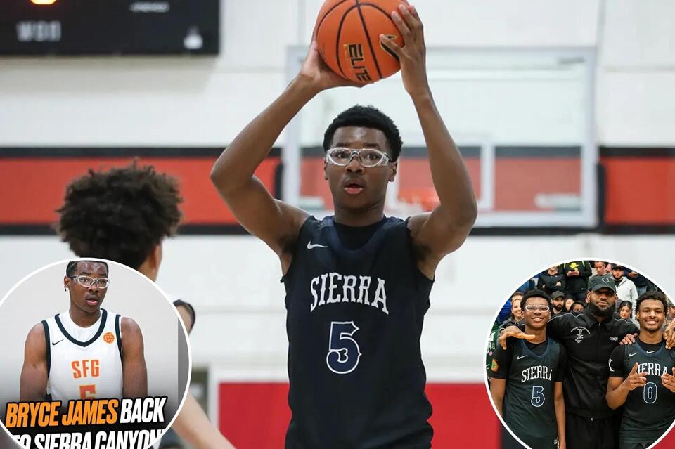 LeBron James’ son, Bryce James, returning to Sierra Canyon in third ...