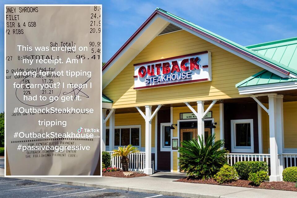 I didn’t tip on my Outback Steakhouse takeout — and got a rude ‘tip ...