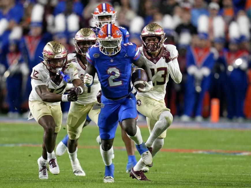 Florida running back Montrell Johnson cleared to play against No. 19 ...