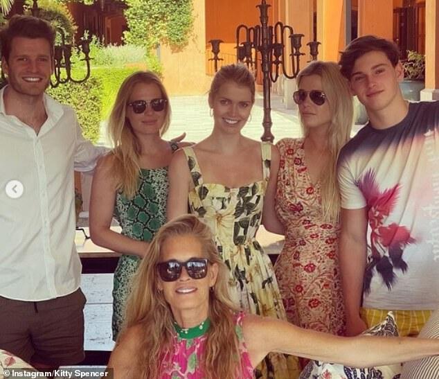 Proud big sister! Princess Diana's niece Lady Kitty Spencer shares rare ...