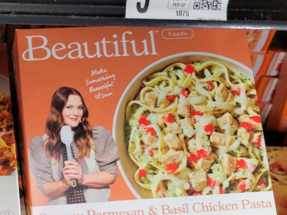 SPOTTED: Drew Barrymore’s Beautiful Foods Frozen Meals