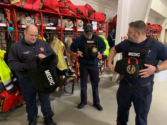 Merrill Fire outfits paramedics with new ballistic vests - NewsBreak