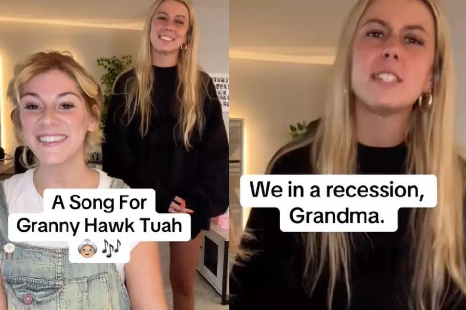 ‘Hawk Tuah’ Girl Explains Her Viral Catchphrase to Granny With Help ...