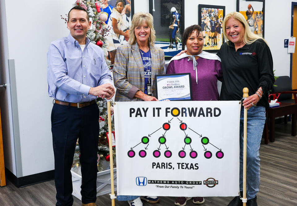 Paris ISD Collaborates with Mathews Auto Group to Present October GROWL ...