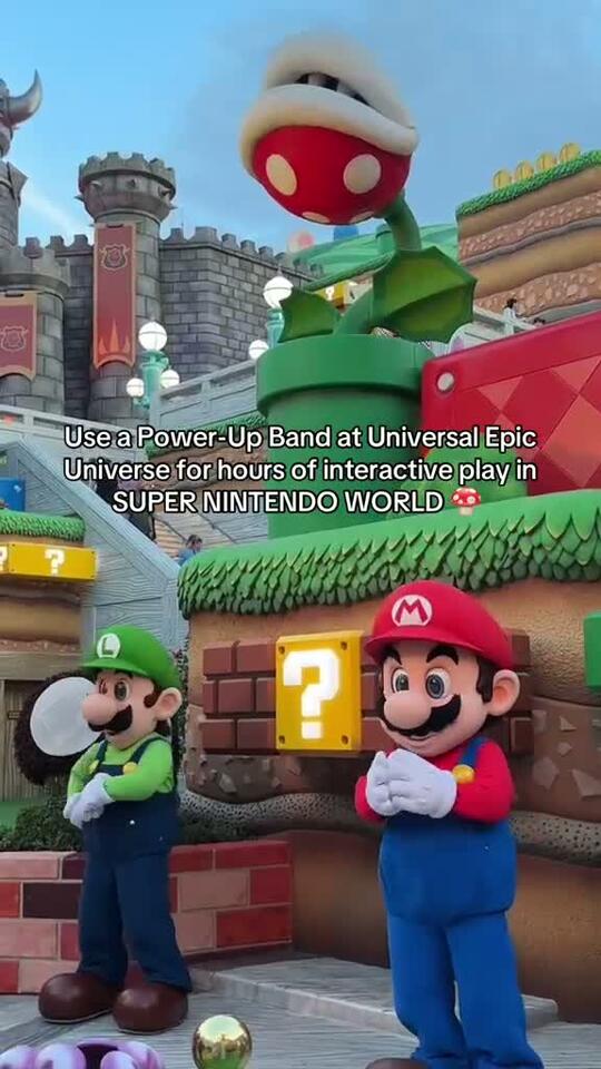 This is how to use the Power-Up Band in SUPER NINTENDO WORLD at ...