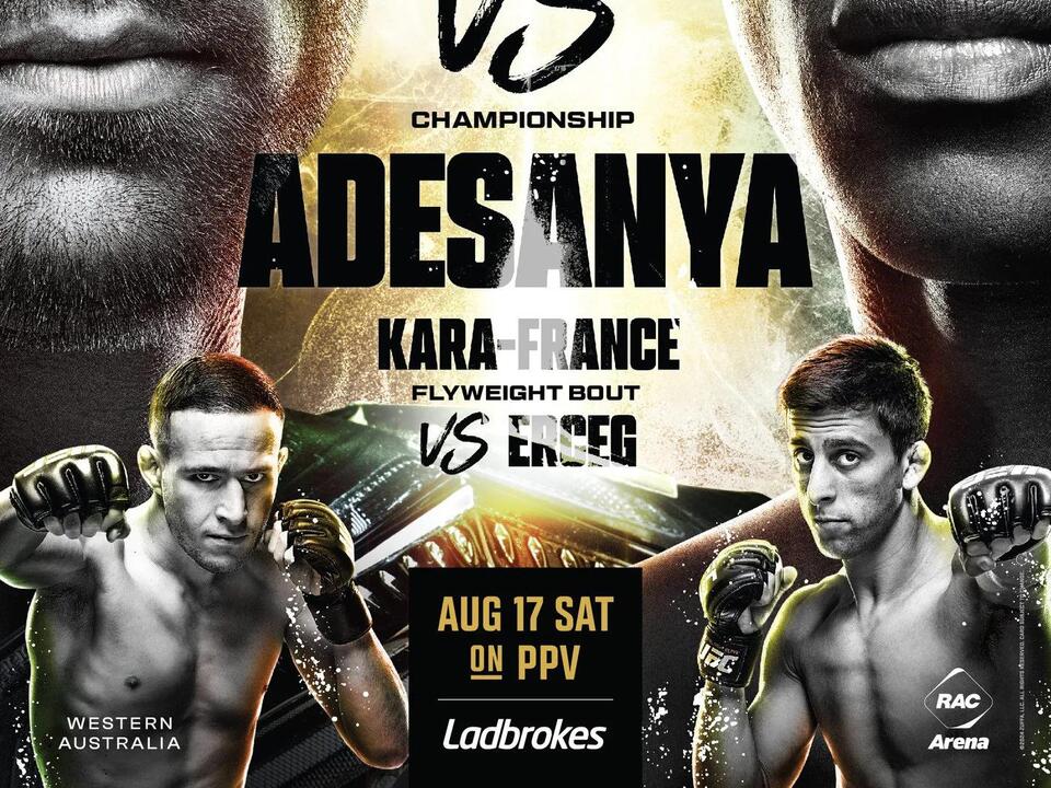 You won’t hate UFC 305’s poster for ‘Du Plessis vs. Adesanya’ in Perth