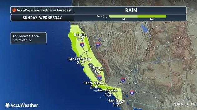 California faces first major storm in weeks with heavy rain, feet of ...