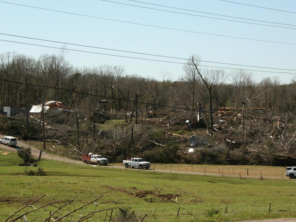 Ef2 Tornado Causes Devastation In Wayne County