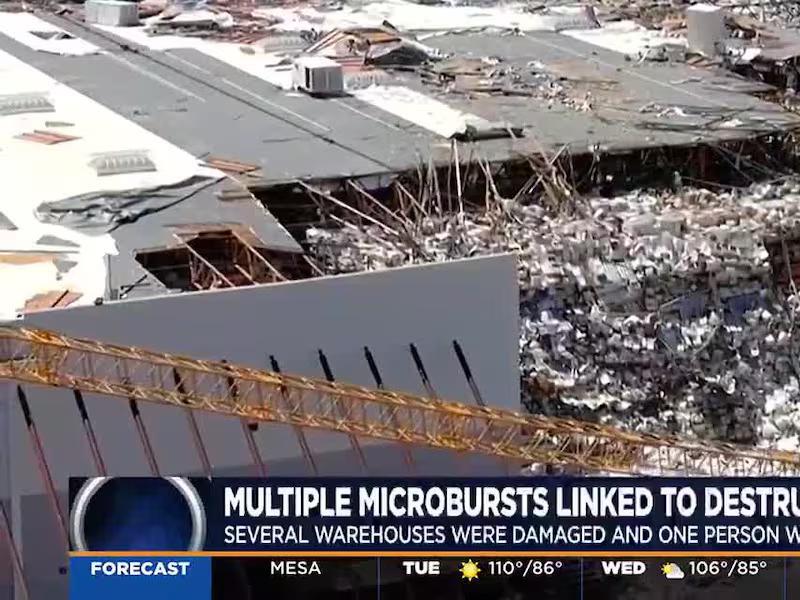 Storm damage in Phoenix industrial area worst than originally thought