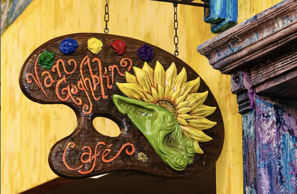 Van Goghblin Cafe in Orlando: A New Coffee Shop Blending Art ...