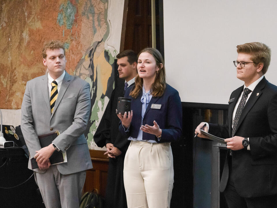 Maggie Funston wins MSA speaker of the Senate