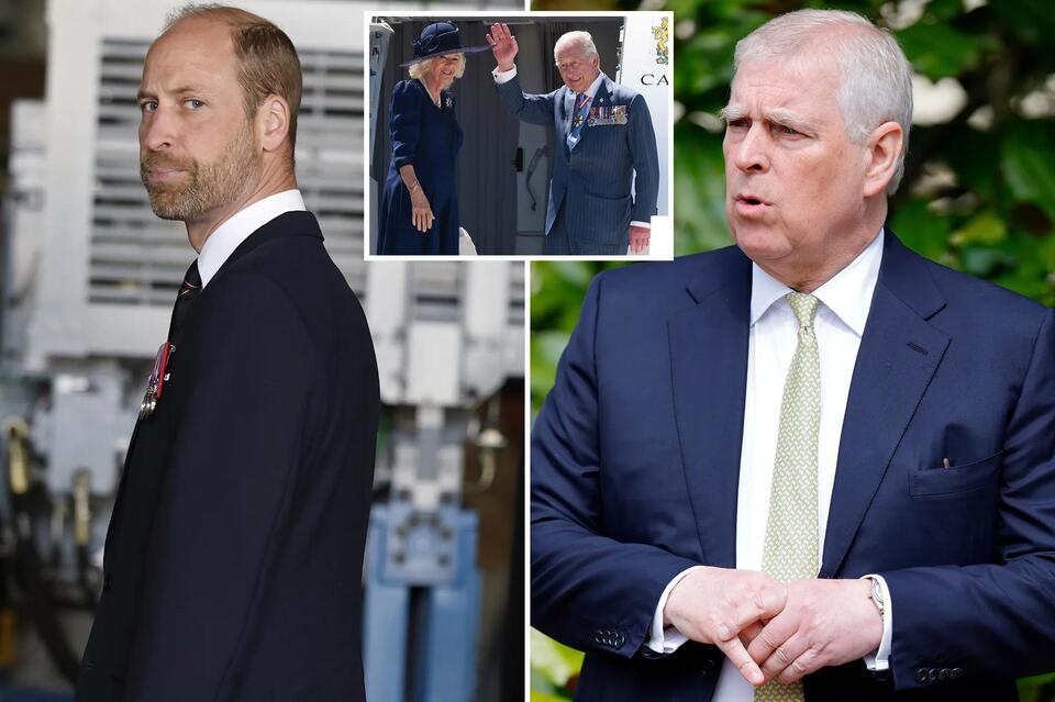 Prince William plans to banish uncle Andrew from royal life when he ...