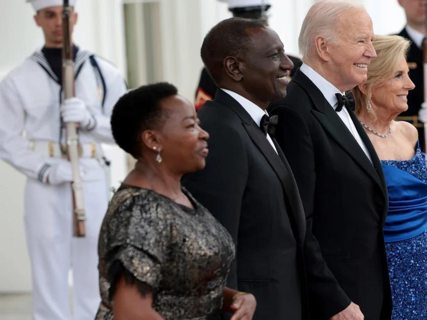 Biden hosts Kenyan president in state dinner at White House