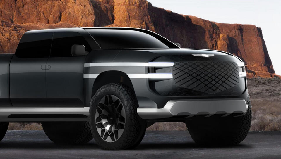 Genesis Reveals Secret Design Sketches: “Detroit 2030” Pickup and ...