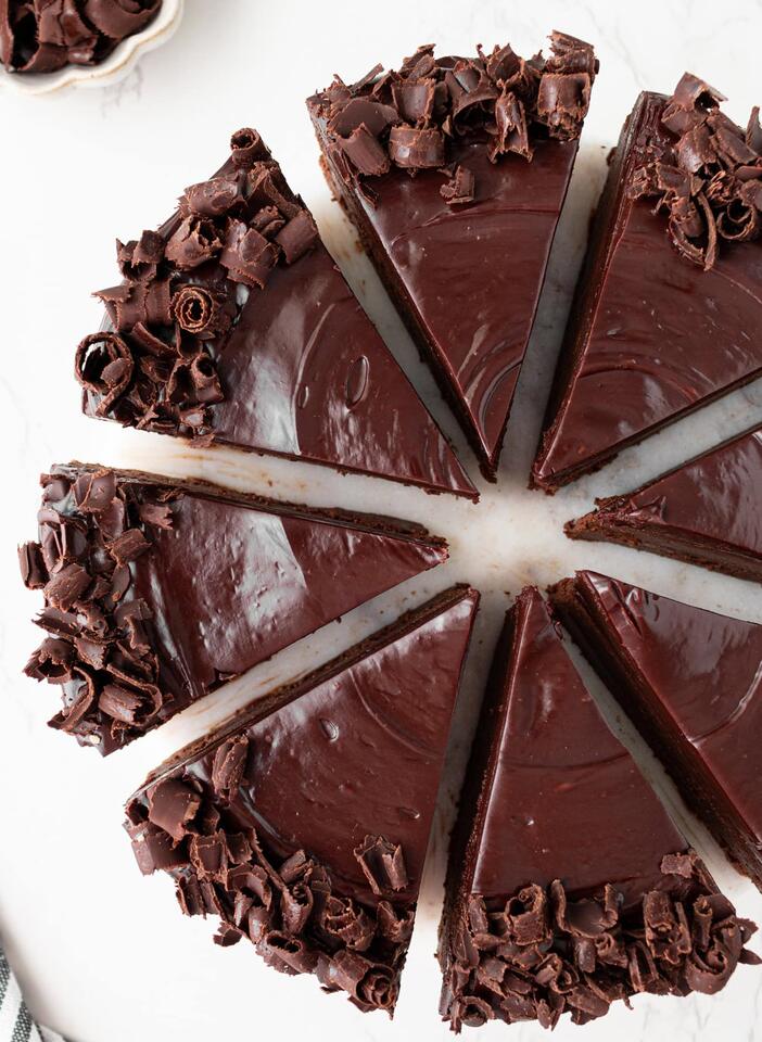 2 Ingredient No Bake Healthier Cottage Cheese Chocolate Cake (No Flour ...