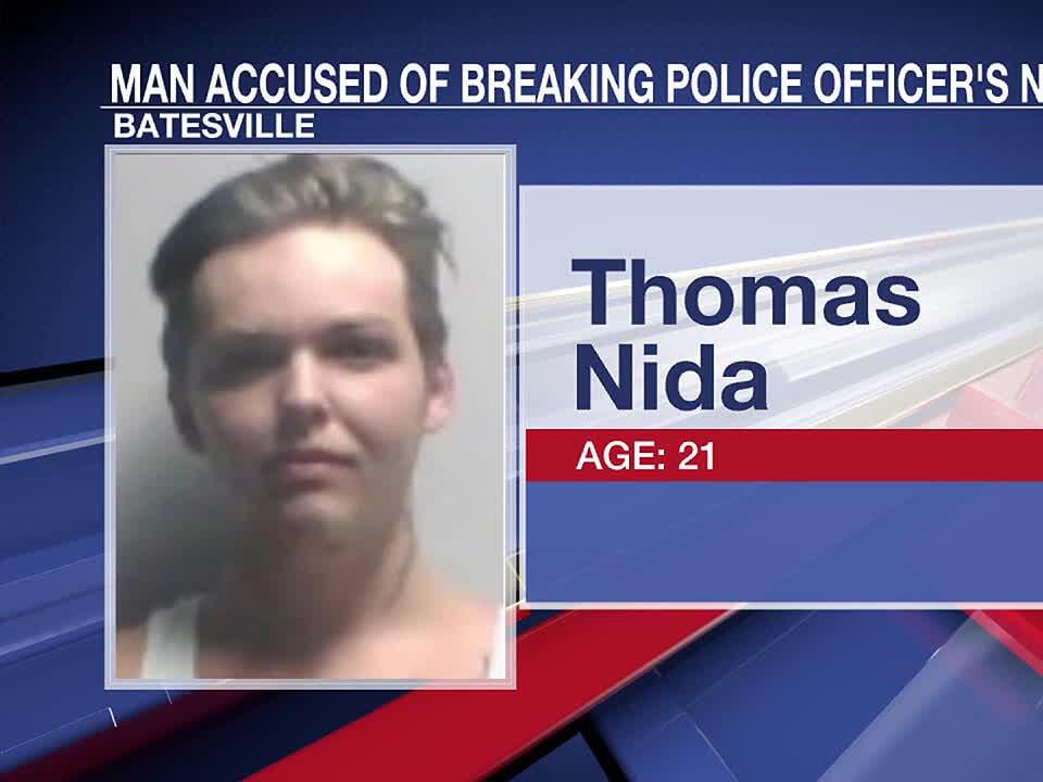 Man accused of breaking police officer's nose
