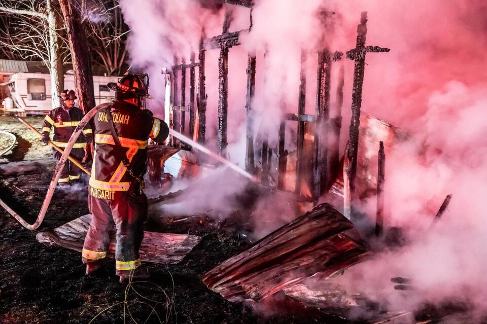Tahlequah Fire crews respond to structure fire southeast of city ...
