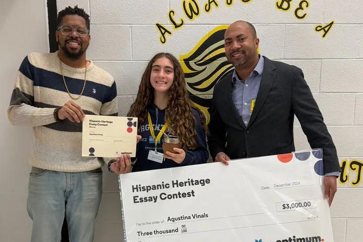 Agustina Vinals of Brooklawn Middle School Wins Grand Prize in Optimum ...