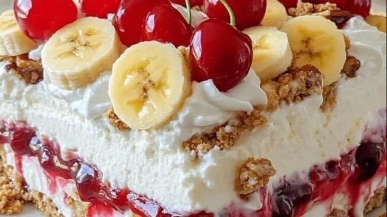 No-Bake Banana Split Cake Recipe: All the Flavors of a Classic Sundae ...
