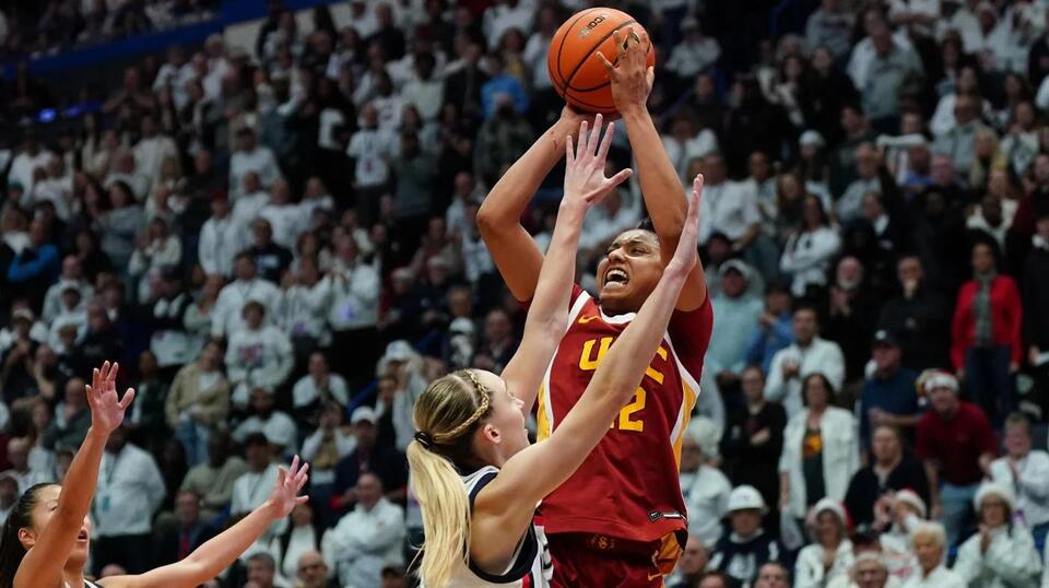 USC vs. UConn score, takeaways: No. 7 Trojans survive No. 4 UConn's ...