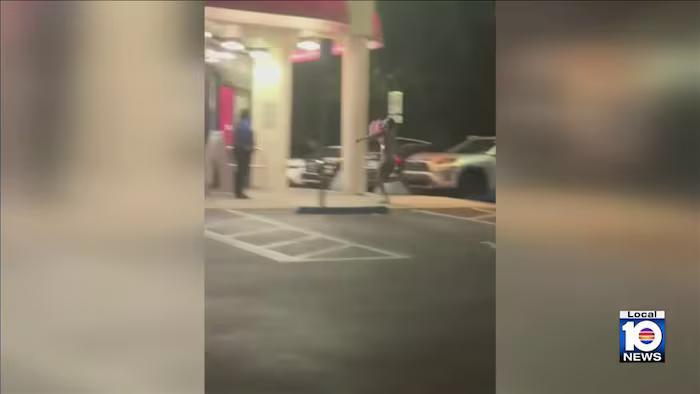 Video shows woman chasing man into Walgreens before her arrest in Miami ...