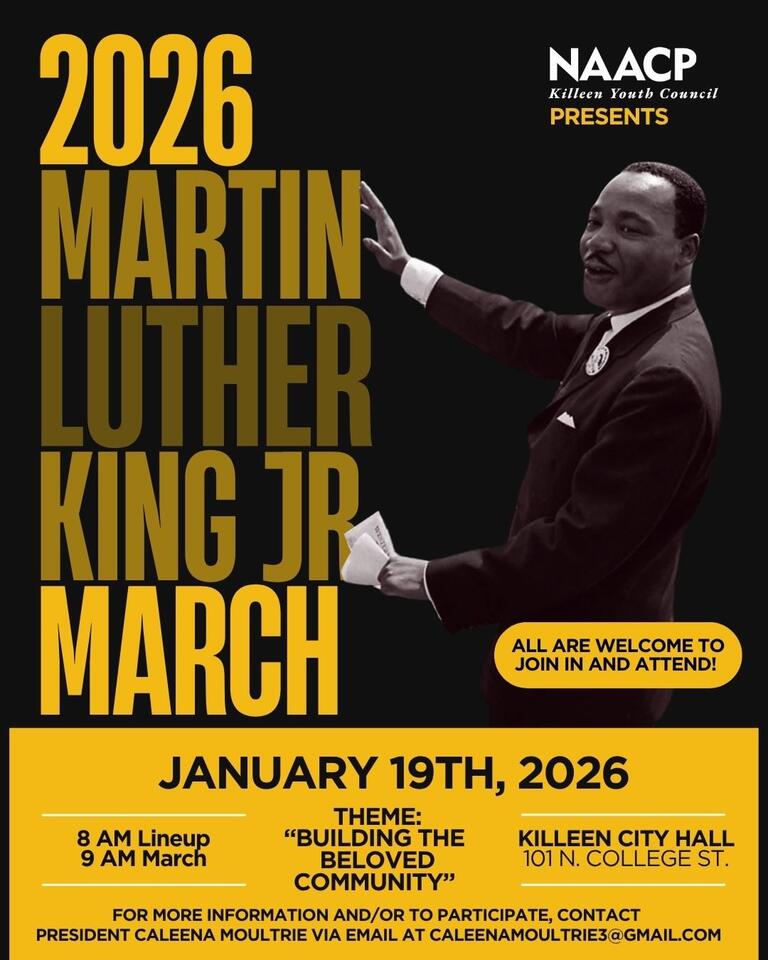 NAACP to Host 2026 Martin Luther King Jr. March in Killeen - NewsBreak