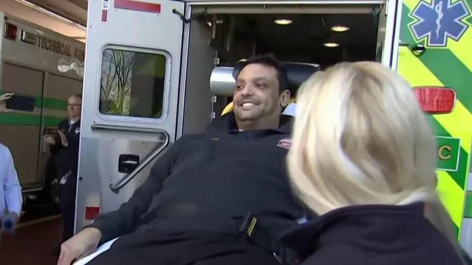 Hero's welcome: Sterling volunteer firefighter discharged from hospital ...