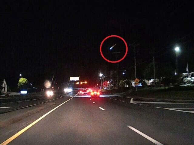 Meteor? Fireball? Green, flaming object spotted in skies over the Tri-State