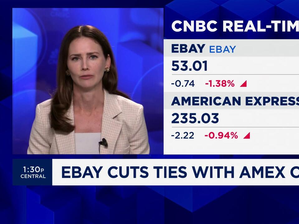 EBay cuts ties with American Express over fees