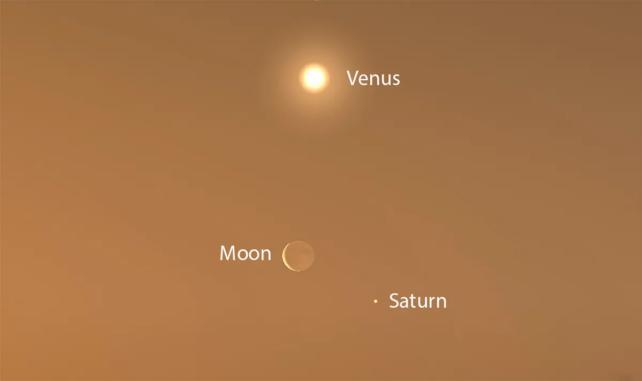 Rare 'Smiley Face' Moon About to Hit The Sky With Venus And Saturn ...