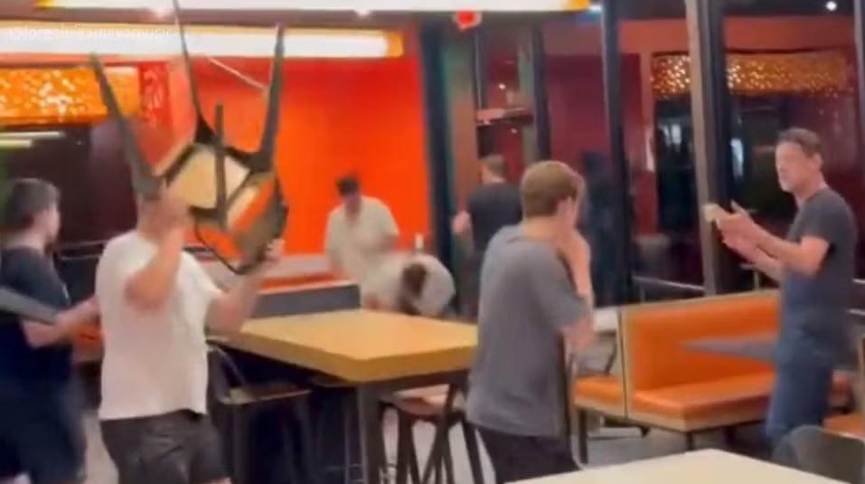 A massive brawl broke out in Florida Burger King after content creators ...