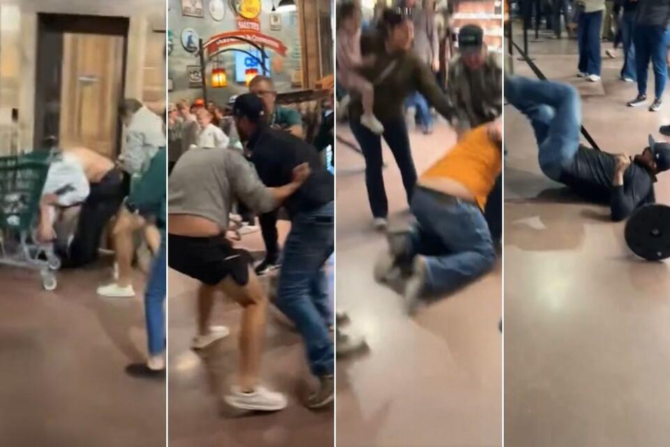 Watch This Wild Brawl At The New Texas Bass Pro Shop Grand Opening ...